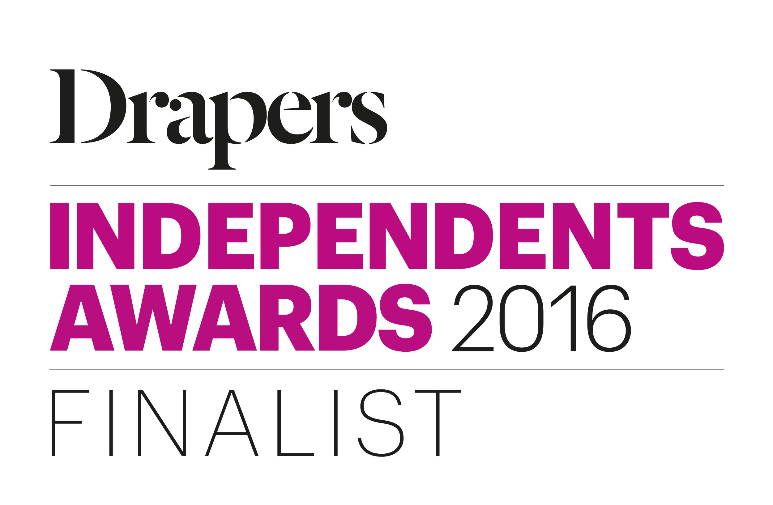 Drapers Independant Awards Finalist 2016
